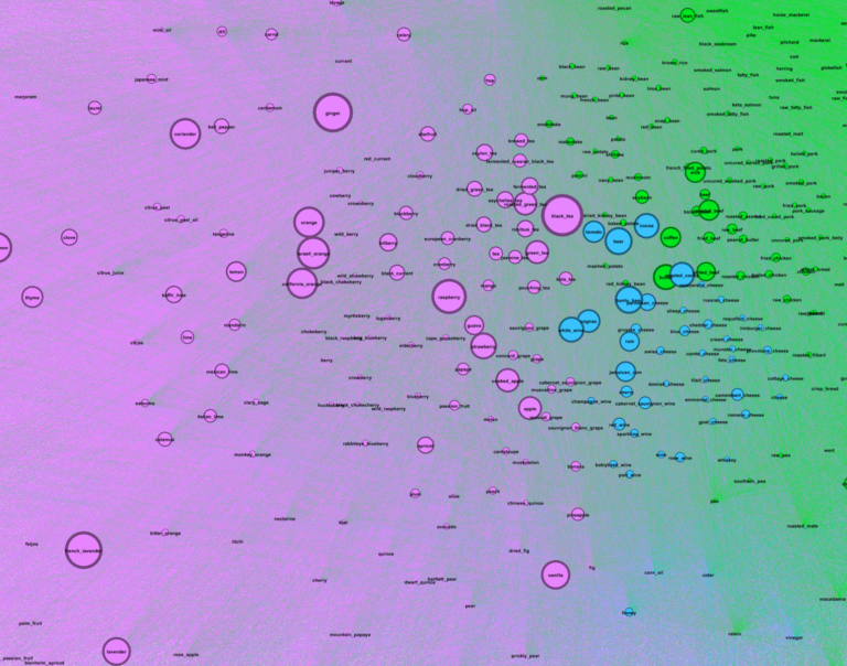 Visualizing Ingredient Networks | Student Work