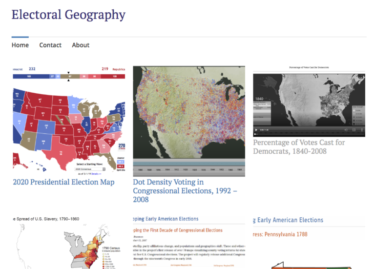 Electoral Geography – Digital Humanities @ Pratt School of Information