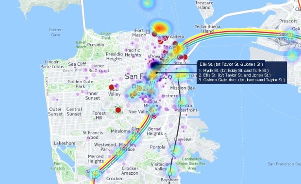 Tenderloin Pit Stop Project – Information Visualization