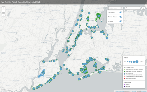 New York City Publicly Accessible Waterfronts (PAWS) – Information ...