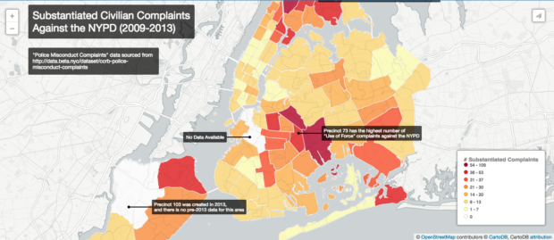 Mapping Police Misconduct in NYC – Information Visualization
