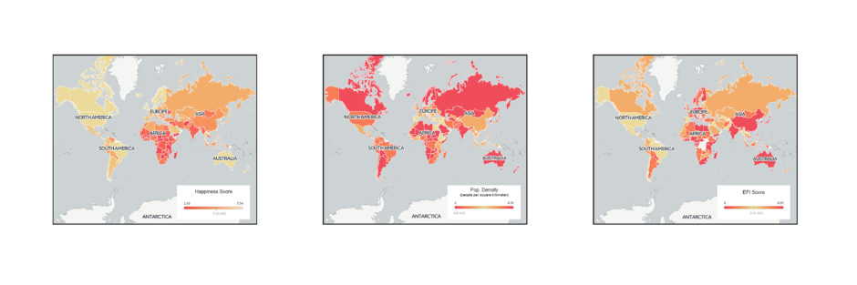 Mapping World Happiness – Information Visualization