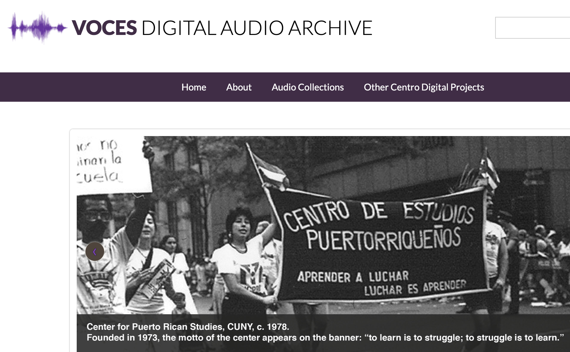 Voices of the Puerto Rican Diaspora: The Voces Digital Audio Archive ...
