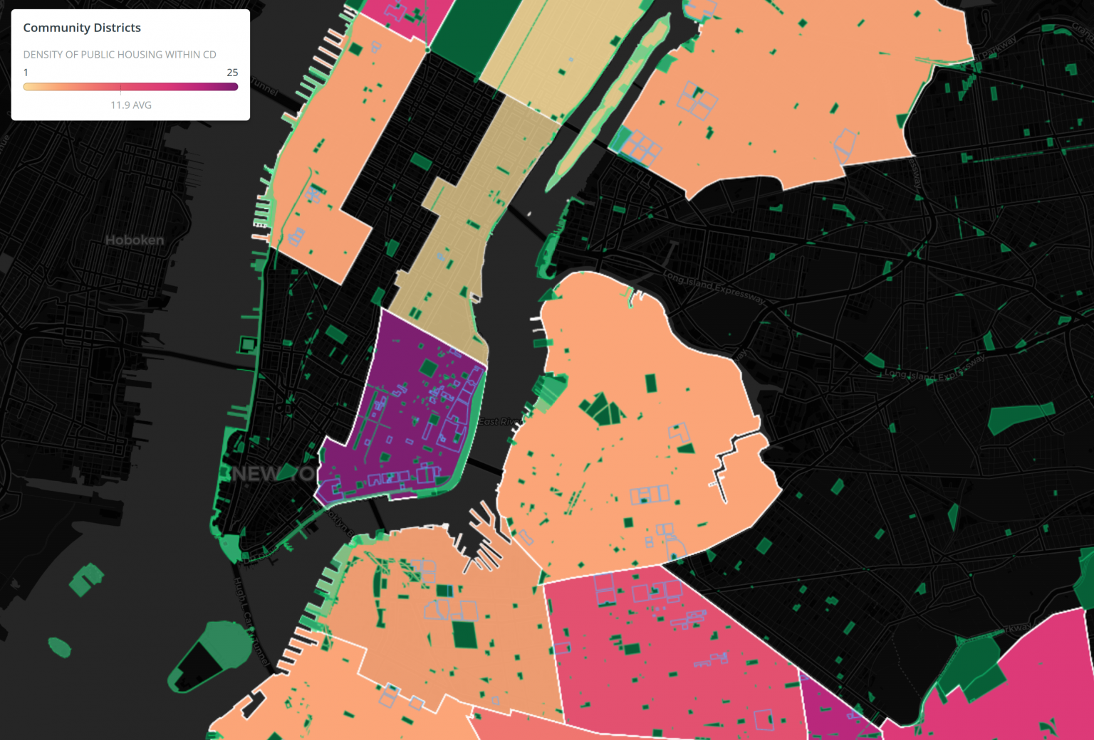 Public Space & Public Housing in NYC Community Districts: A Density ...