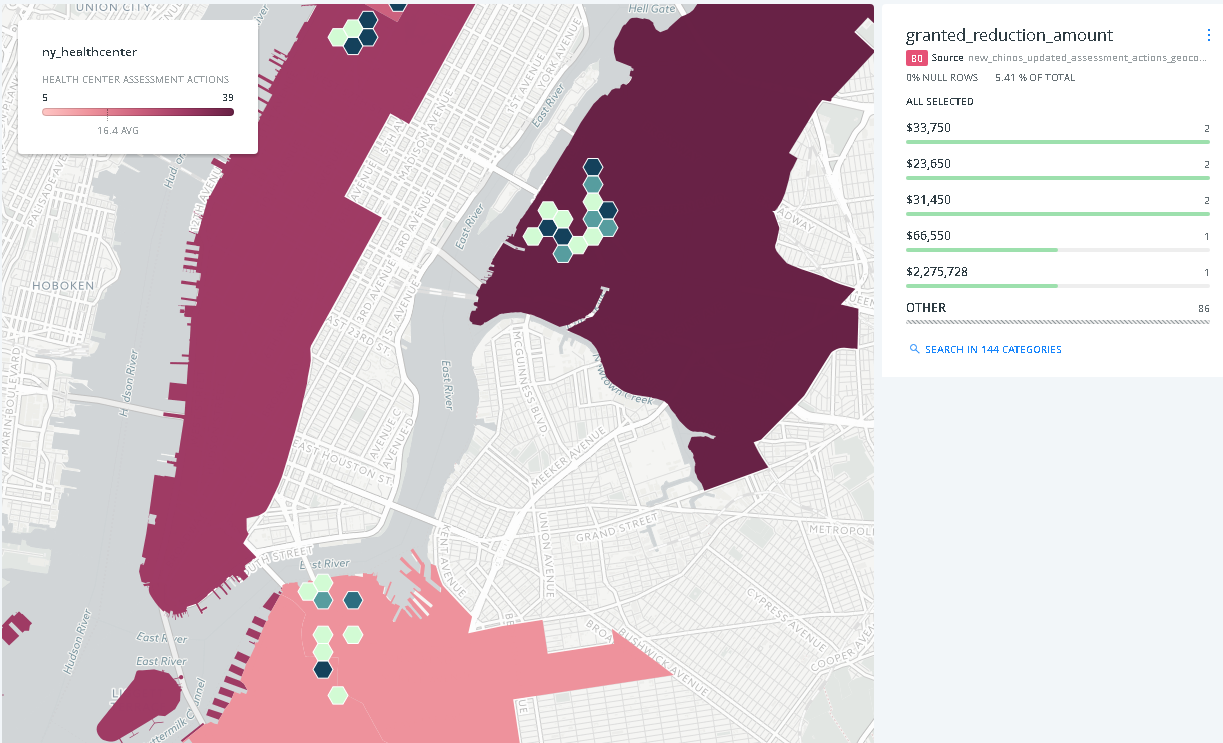 Carto 1 by value – Information Visualization