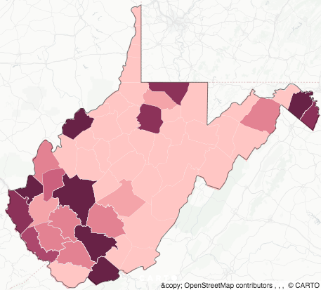Mapping West Virginia’s Opioid Crisis | Student Work