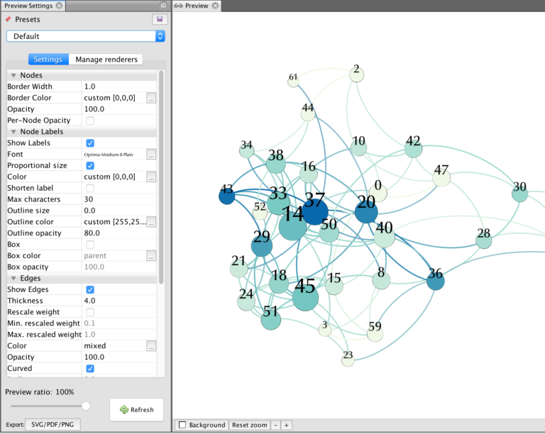 The 62 Dolphin’s Network Visualization | Student Work