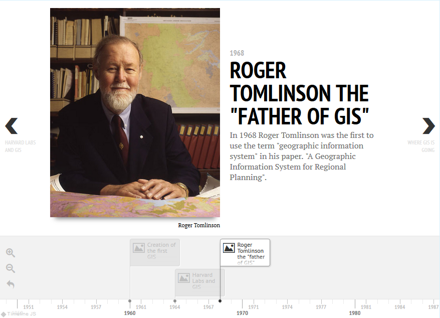 A Timeline of the History of GIS | Student Work