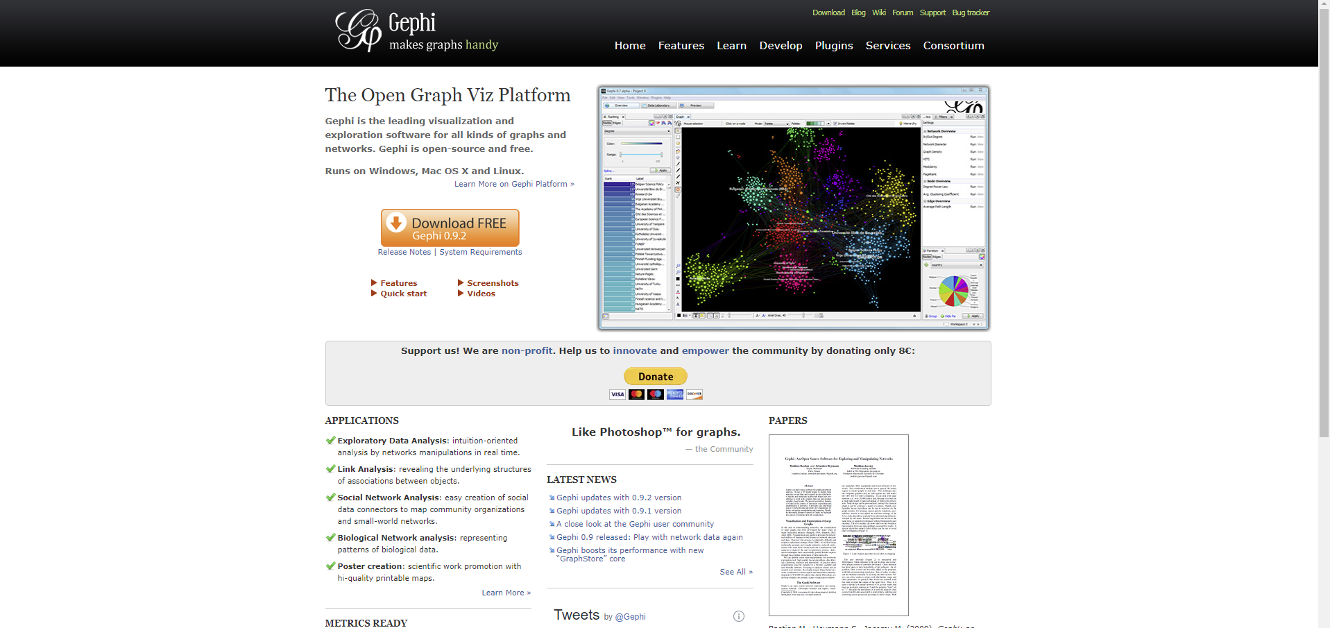 Gephi-download – Information Visualization