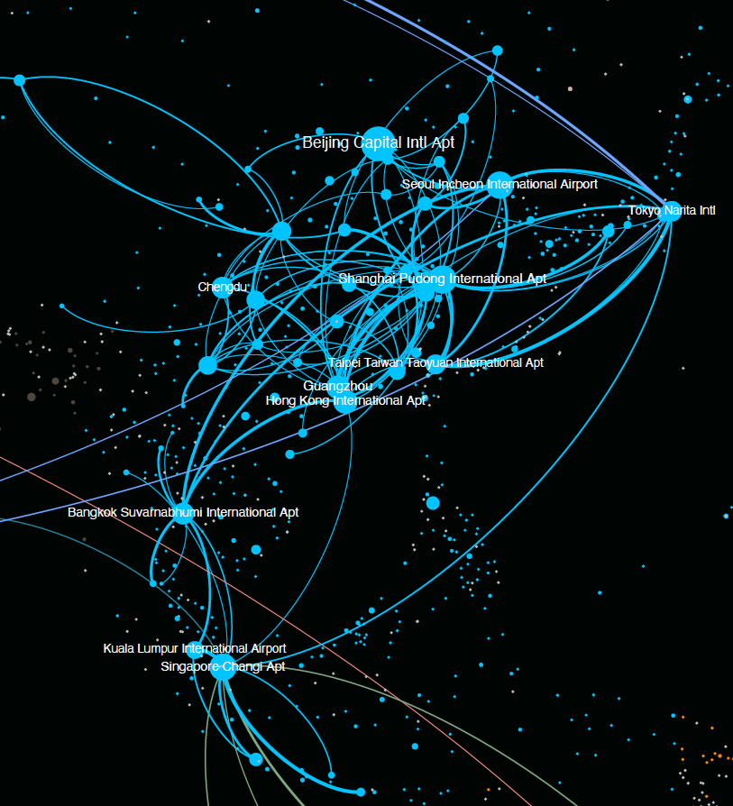 Global Flights Network – Information Visualization Global Flights Network – Information Visualization