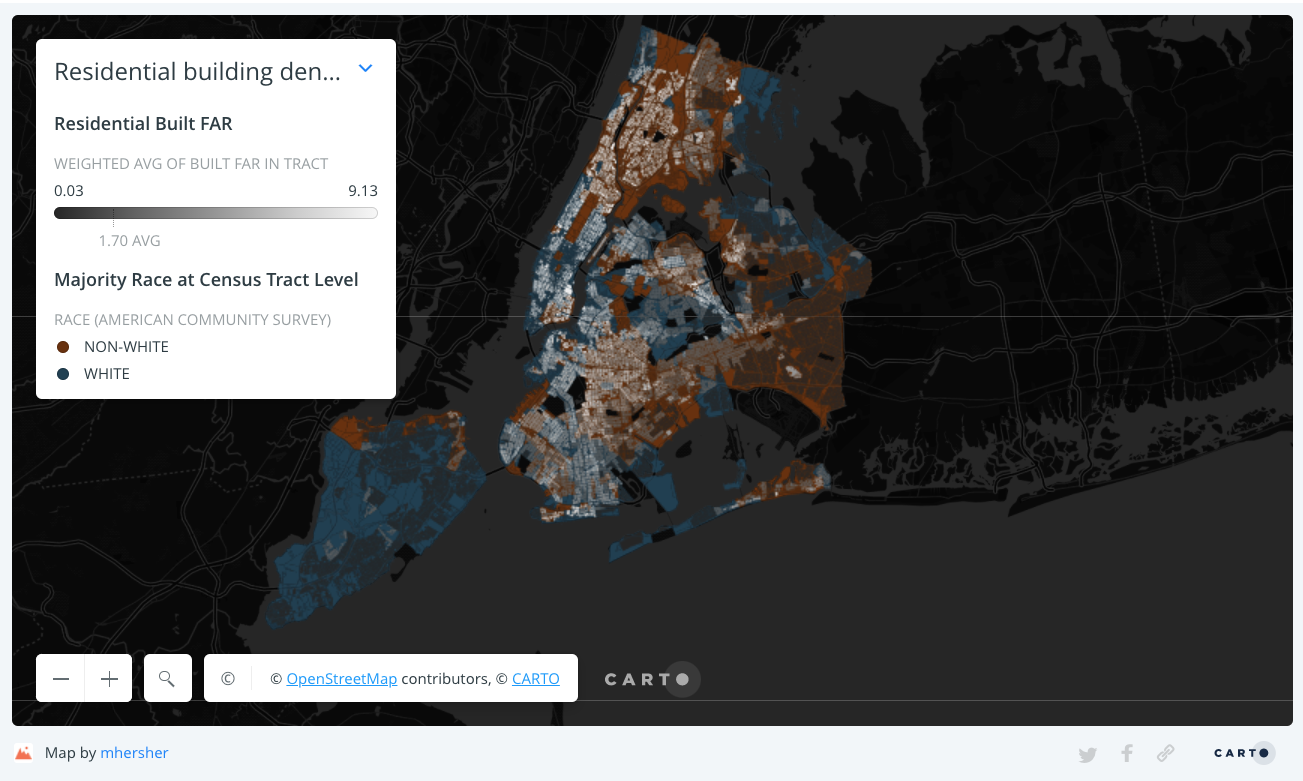 Mapping NYC RESIDENTIAL CONSTRUCTION: RACIally-correlated spatial ...
